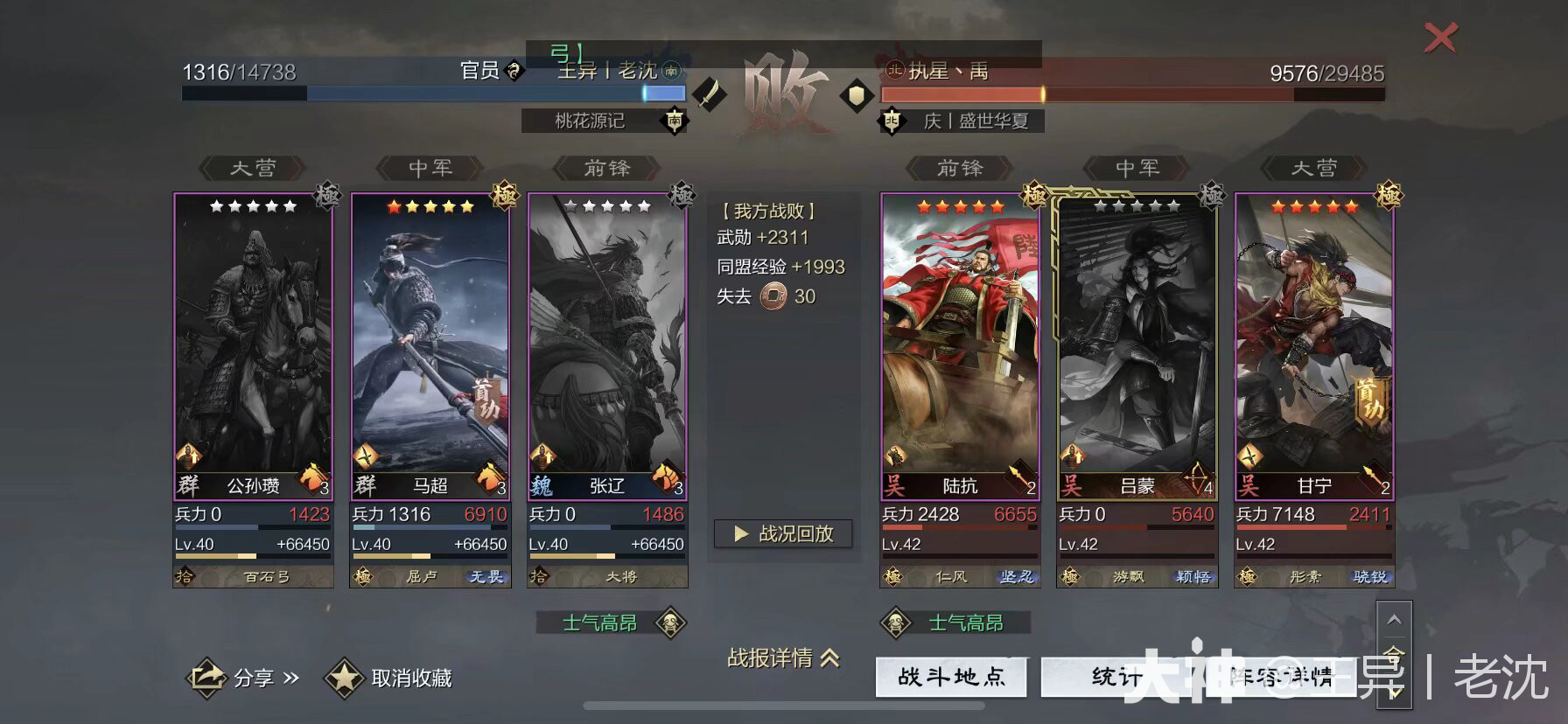 T0白嫖队》：全是干货细节。公孙瓒马超张辽，白嫖T0，满兵T10086_率土之滨 | 大神