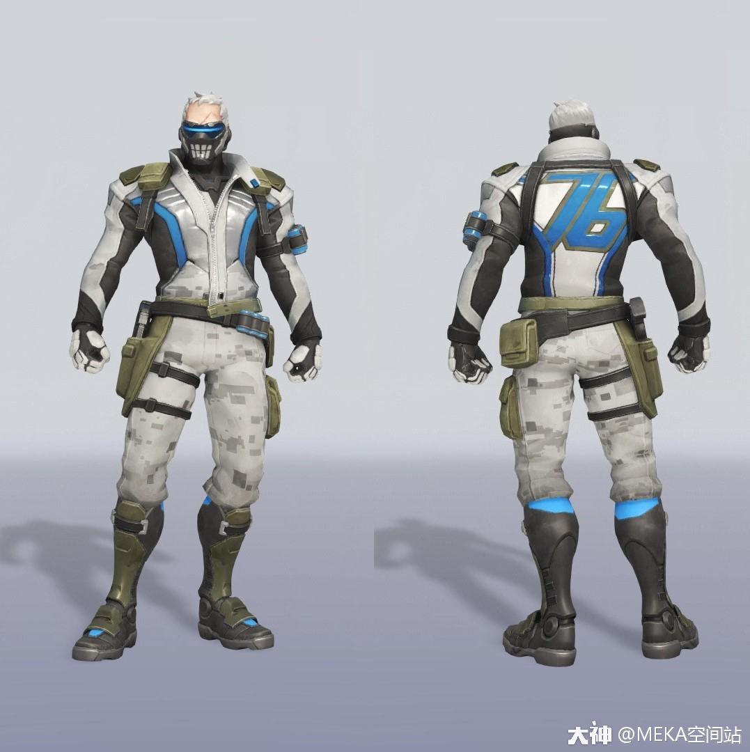 MEKA放大镜】士兵：76皮肤细节考究与解读_守望先锋 | 大神