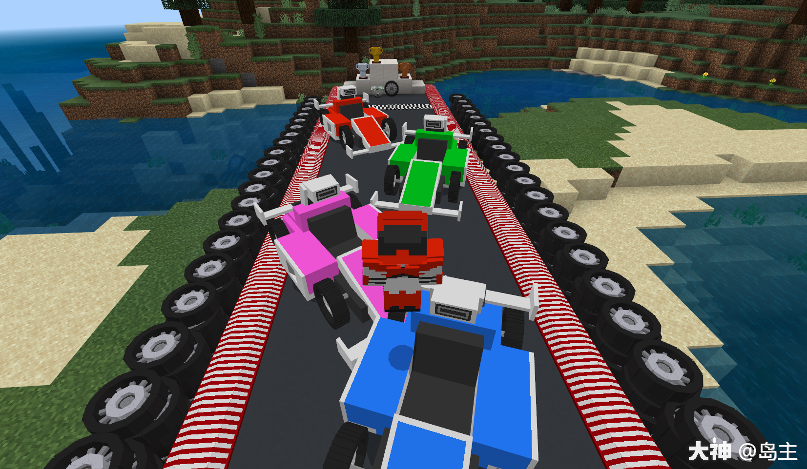 主带你玩组件：超级卡通赛车_我的世界 | 大神
